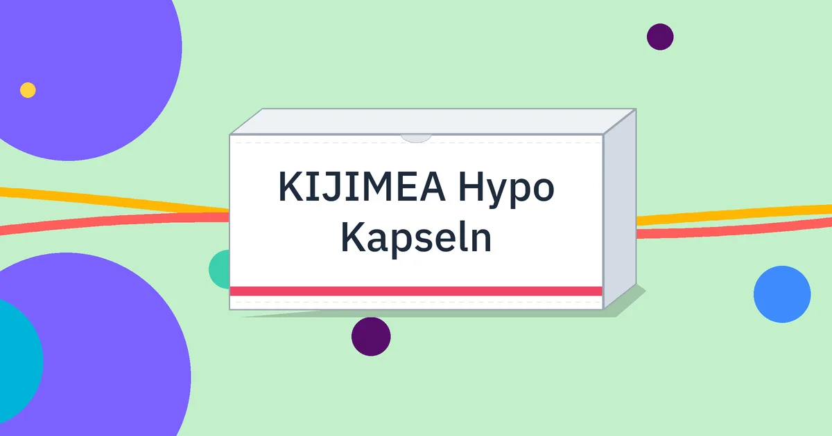 Symbolbild: Packung mit der Aufschrift KIJIMEA Hypo Kapseln (PZN 19476343) – Verfügbarkeit und Bezug in Apotheken in Frankfurt am Main