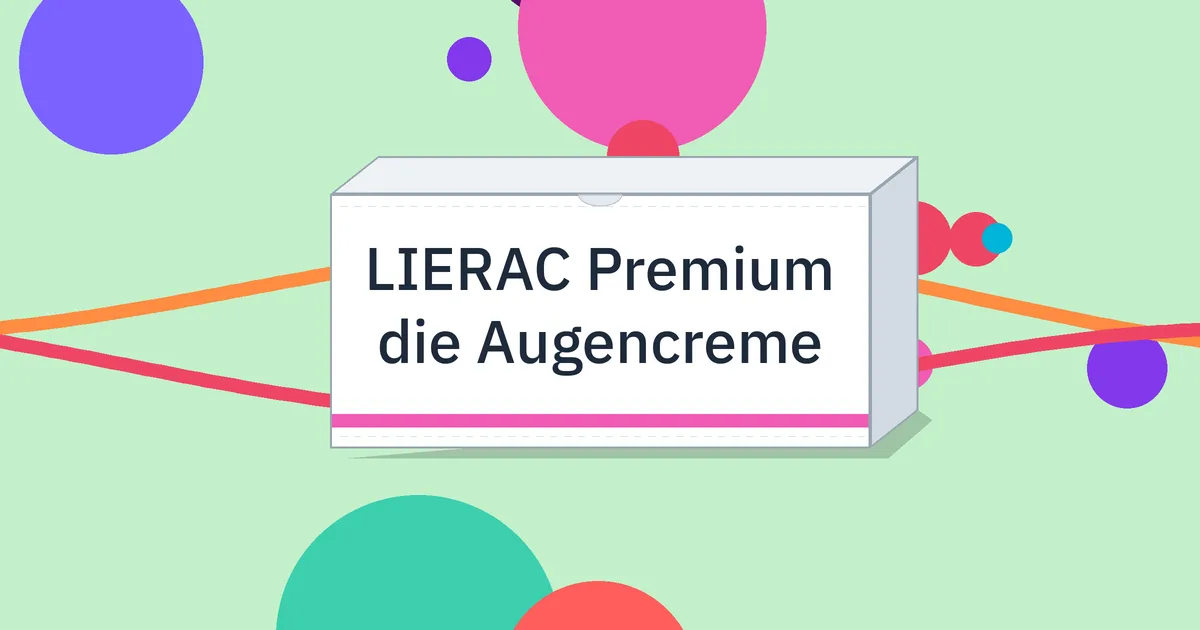 Symbolbild: Packung mit der Aufschrift LIERAC Premium die Augencreme (PZN 18908898) – Verfügbarkeit und Bezug in Apotheken in Frankfurt am Main