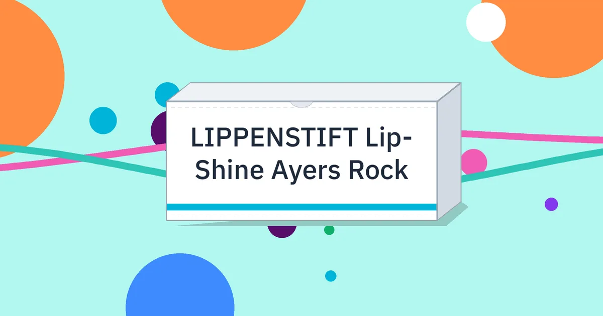 Symbolbild: Packung mit der Aufschrift LIPPENSTIFT Lip-Shine Ayers Rock (PZN 19507865) – Verfügbarkeit und Bezug in Apotheken in Frankfurt am Main
