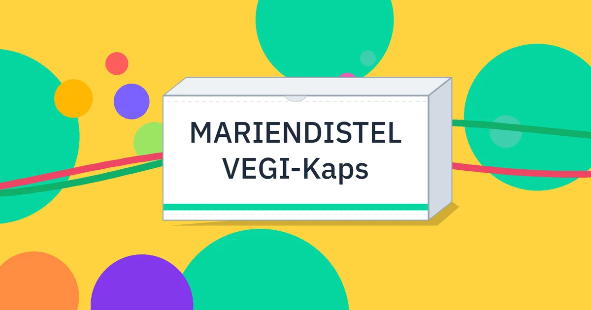 Symbolbild: Packung mit der Aufschrift MARIENDISTEL VEGI-Kaps (PZN 16033674) – Verfügbarkeit und Bezug in Apotheken in Frankfurt am Main