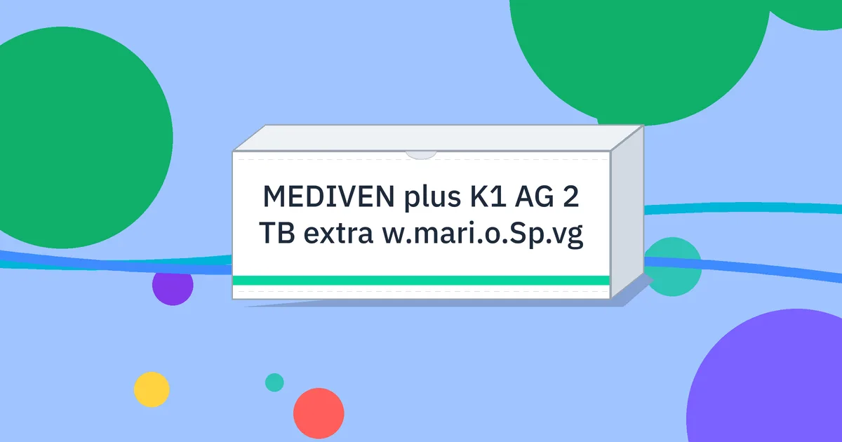 Symbolbild: Packung mit der Aufschrift MEDIVEN plus K1 AG 2 TB extra w.mari.o.Sp.vg (PZN 15065910) – Verfügbarkeit und Bezug in Apotheken in Frankfurt am Main