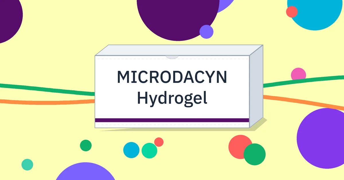 Symbolbild: Packung mit der Aufschrift MICRODACYN Hydrogel (PZN 20101594) – Verfügbarkeit und Bezug in Apotheken in Frankfurt am Main