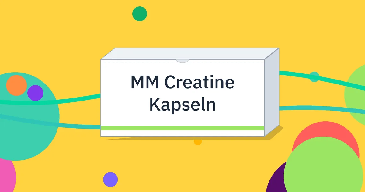Symbolbild: Packung mit der Aufschrift MM Creatine Kapseln (PZN 13595710) – Verfügbarkeit und Bezug in Apotheken in Frankfurt am Main