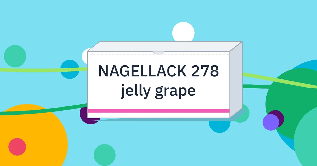Symbolbild: Packung mit der Aufschrift NAGELLACK 278 jelly grape (PZN 11108462) – Verfügbarkeit und Bezug in Apotheken in Frankfurt am Main