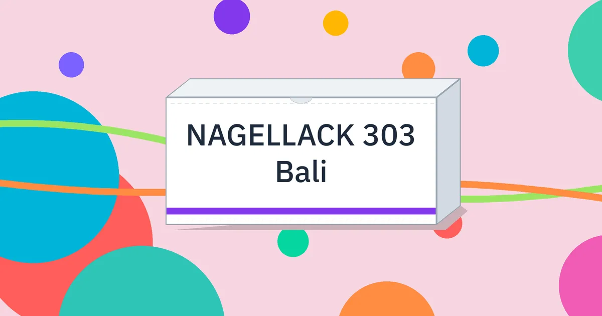 Symbolbild: Packung mit der Aufschrift NAGELLACK 303 Bali (PZN 10849883) – Verfügbarkeit und Bezug in Apotheken in Frankfurt am Main