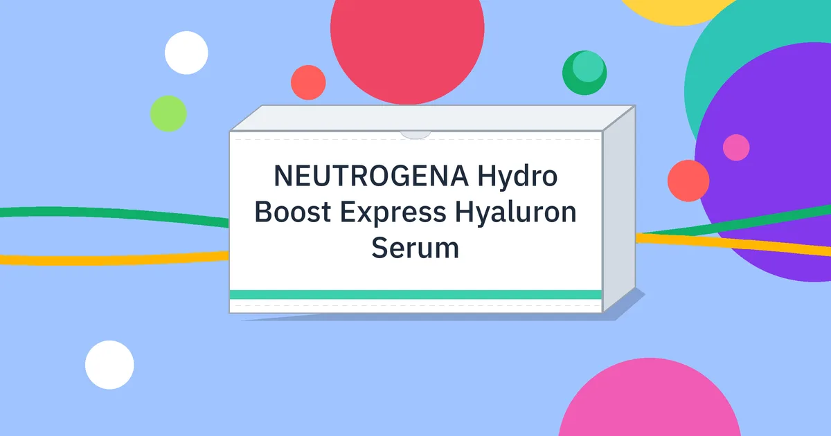 Symbolbild: Packung mit der Aufschrift NEUTROGENA Hydro Boost Express Hyaluron Serum (PZN 18839163) – Verfügbarkeit und Bezug in Apotheken in Frankfurt am Main