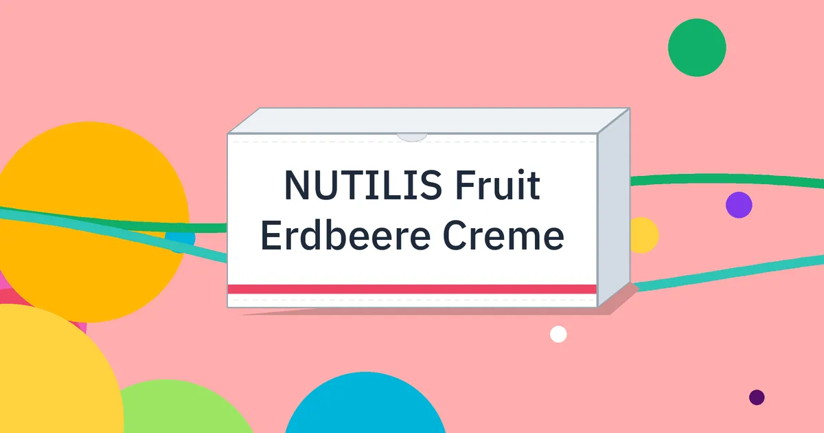 Symbolbild: Packung mit der Aufschrift NUTILIS Fruit Erdbeere Creme (PZN 18657338) – Verfügbarkeit und Bezug in Apotheken in Frankfurt am Main