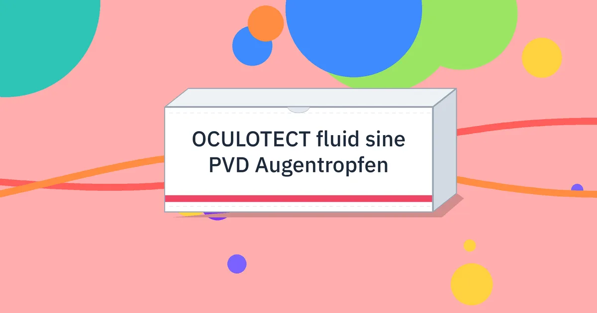 Symbolbild: Packung mit der Aufschrift OCULOTECT fluid sine PVD Augentropfen (PZN 09708628) – Verfügbarkeit und Bezug in Apotheken in Frankfurt am Main