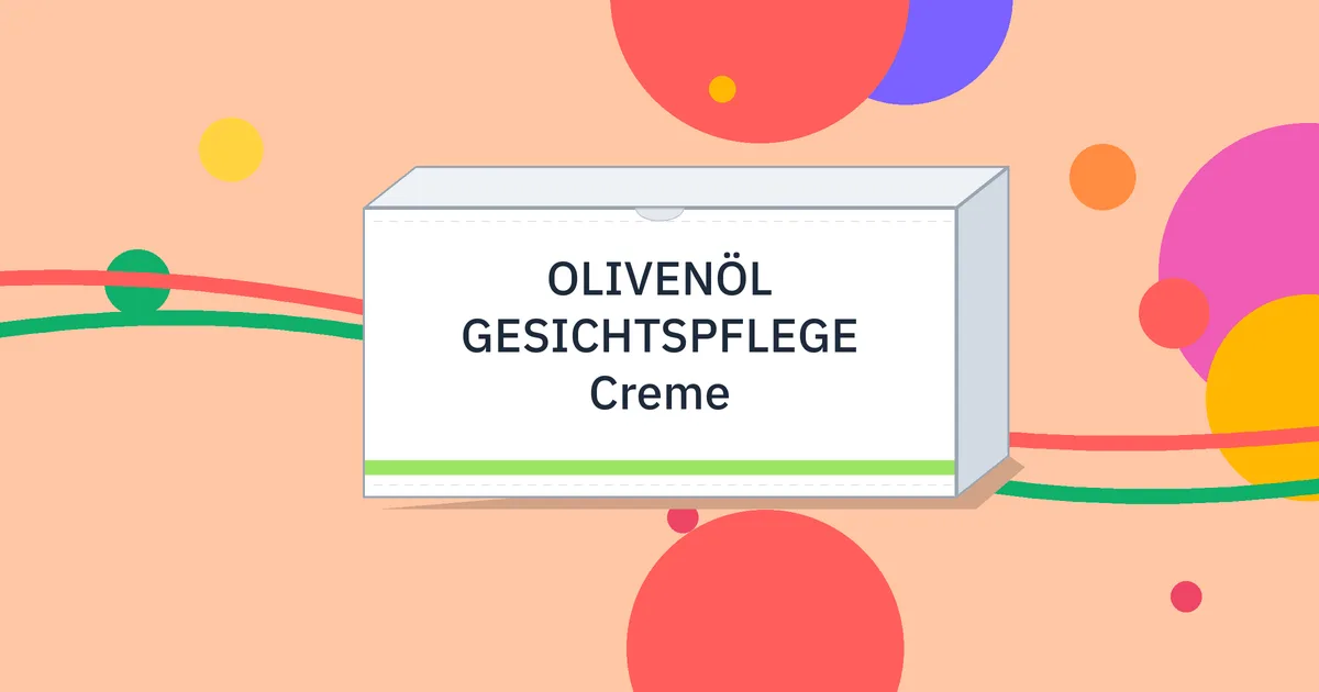 Symbolbild: Packung mit der Aufschrift OLIVENÖL GESICHTSPFLEGE Creme (PZN 01865133) – Verfügbarkeit und Bezug in Apotheken in Frankfurt am Main