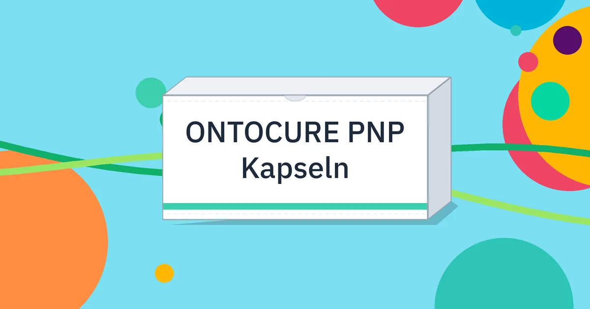 Symbolbild: Packung mit der Aufschrift ONTOCURE PNP Kapseln (PZN 17232045) – Verfügbarkeit und Bezug in Apotheken in Frankfurt am Main