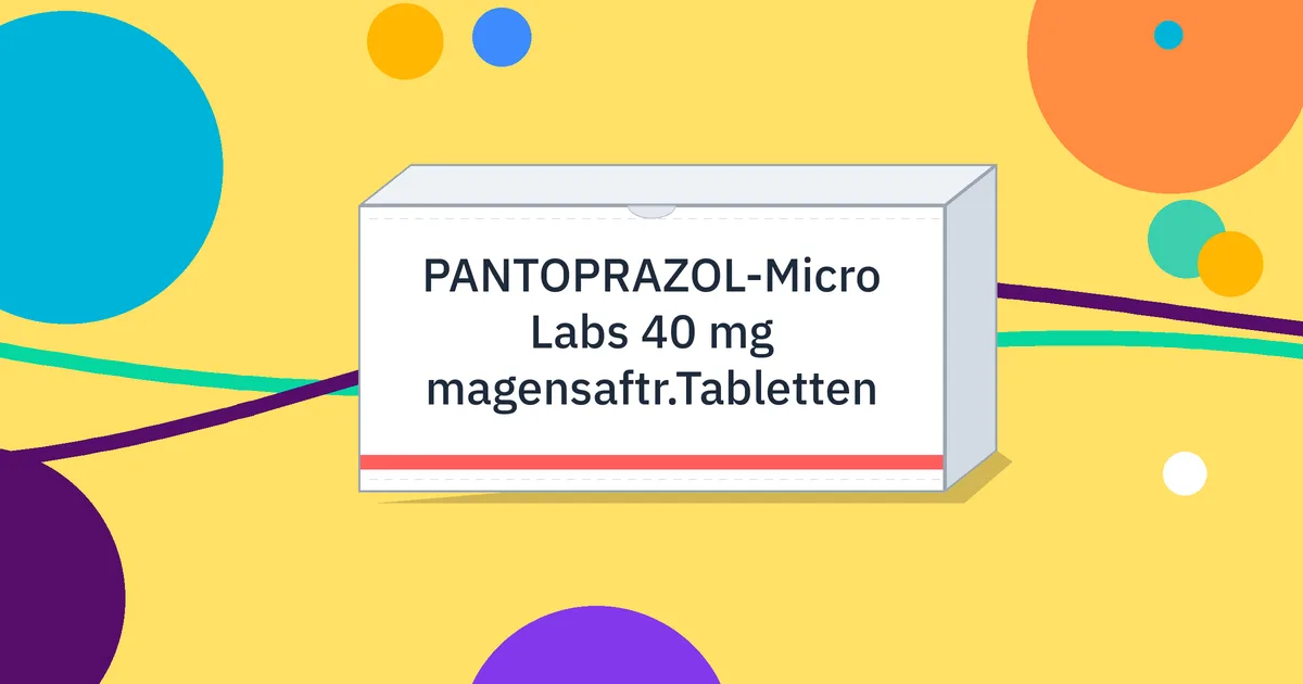 Symbolbild: Packung mit der Aufschrift PANTOPRAZOL-Micro Labs 40 mg magensaftr.Tabletten (PZN 17378470) – Verfügbarkeit und Bezug in Apotheken in Frankfurt am Main