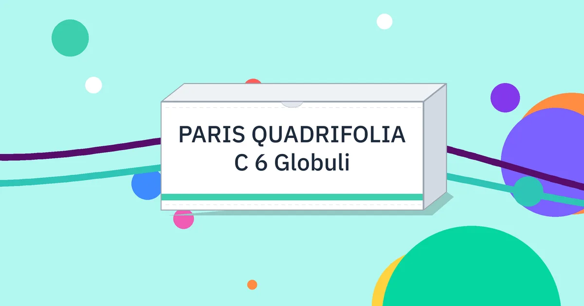 Symbolbild: Packung mit der Aufschrift PARIS QUADRIFOLIA C 6 Globuli (PZN 19719403) – Verfügbarkeit und Bezug in Apotheken in Frankfurt am Main