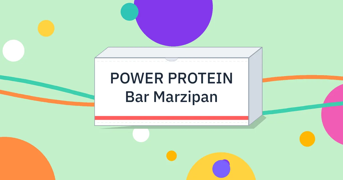 Symbolbild: Packung mit der Aufschrift POWER PROTEIN Bar Marzipan (PZN 10712635) – Verfügbarkeit und Bezug in Apotheken in Frankfurt am Main