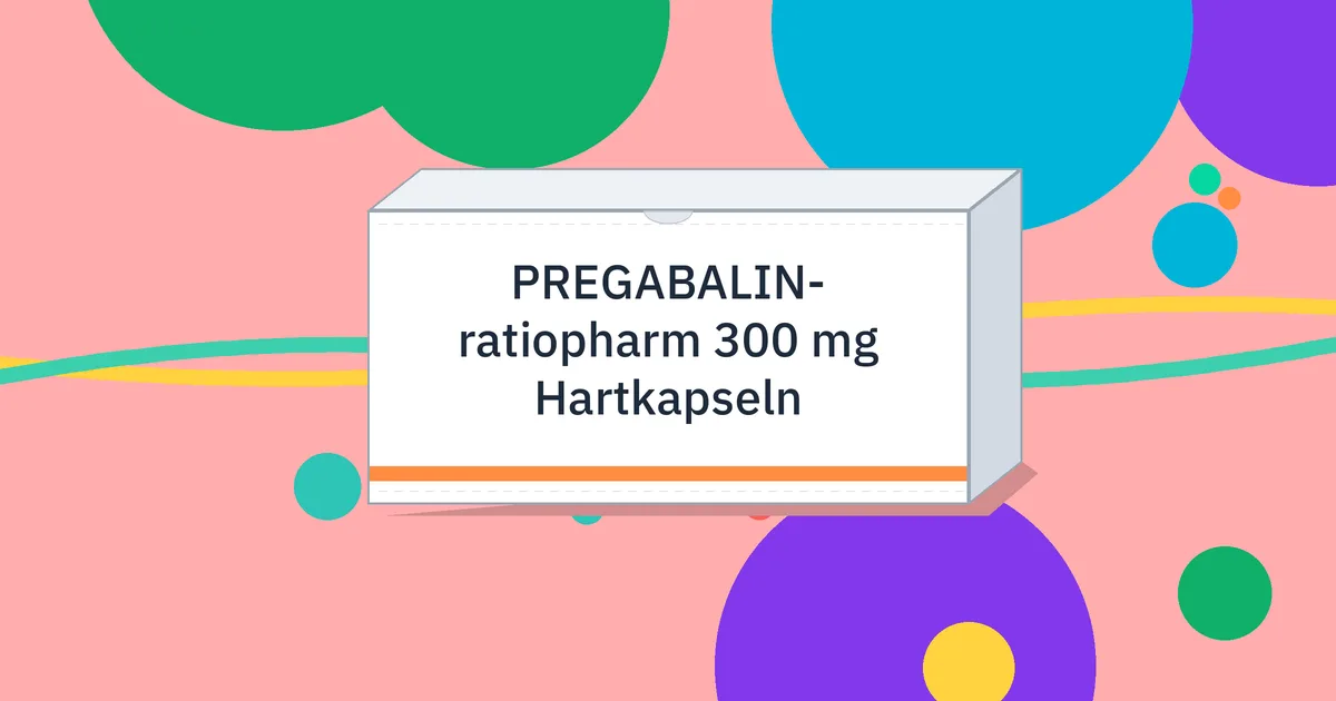 Symbolbild: Packung mit der Aufschrift PREGABALIN-ratiopharm 300 mg Hartkapseln (PZN 10328977) – Verfügbarkeit und Bezug in Apotheken in Frankfurt am Main