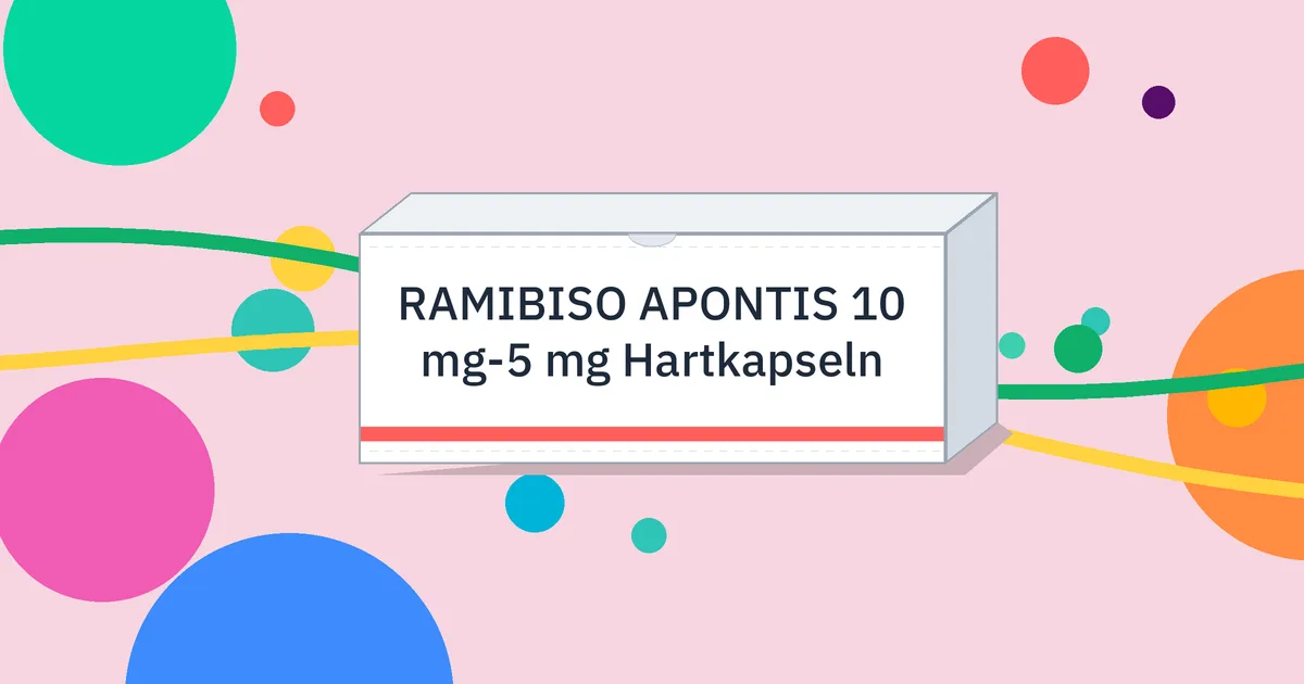 Symbolbild: Packung mit der Aufschrift RAMIBISO APONTIS 10 mg-5 mg Hartkapseln (PZN 18690755) – Verfügbarkeit und Bezug in Apotheken in Frankfurt am Main