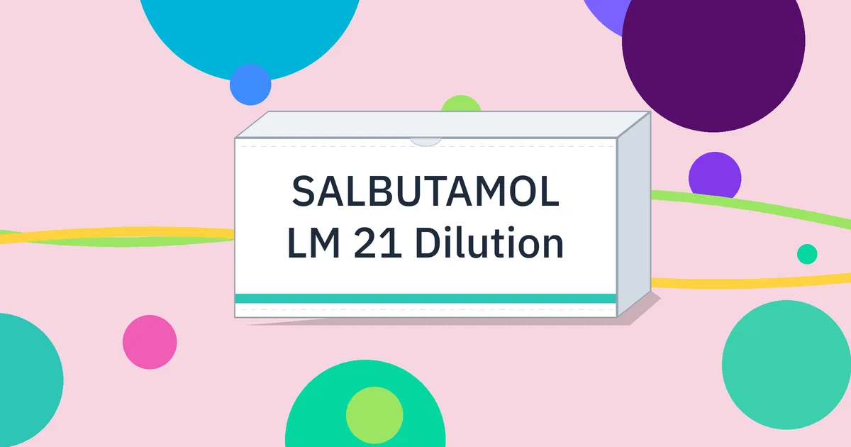 Symbolbild: Packung mit der Aufschrift SALBUTAMOL LM 21 Dilution (PZN 13177289) – Verfügbarkeit und Bezug in Apotheken in Frankfurt am Main