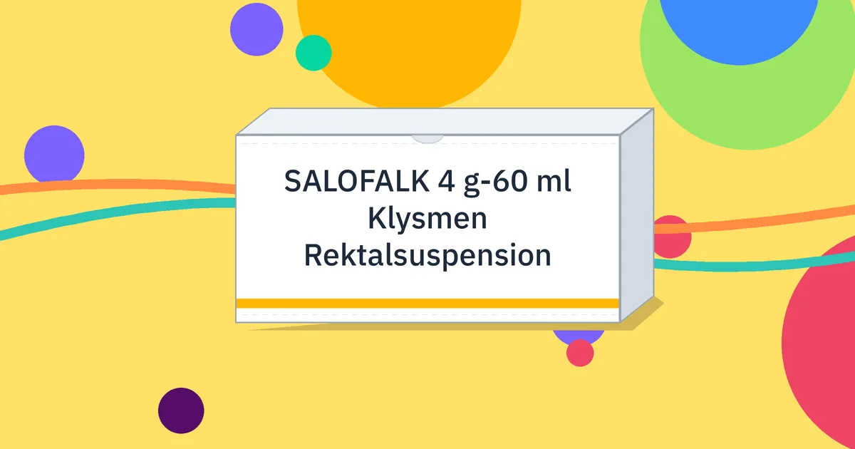 Symbolbild: Packung mit der Aufschrift SALOFALK 4 g-60 ml Klysmen Rektalsuspension (PZN 14145989) – Verfügbarkeit und Bezug in Apotheken in Frankfurt am Main