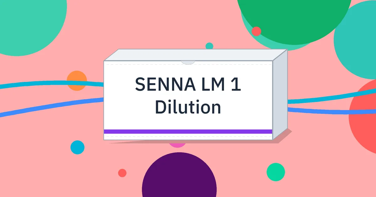 Symbolbild: Packung mit der Aufschrift SENNA LM 1 Dilution (PZN 13187939) – Verfügbarkeit und Bezug in Apotheken in Frankfurt am Main
