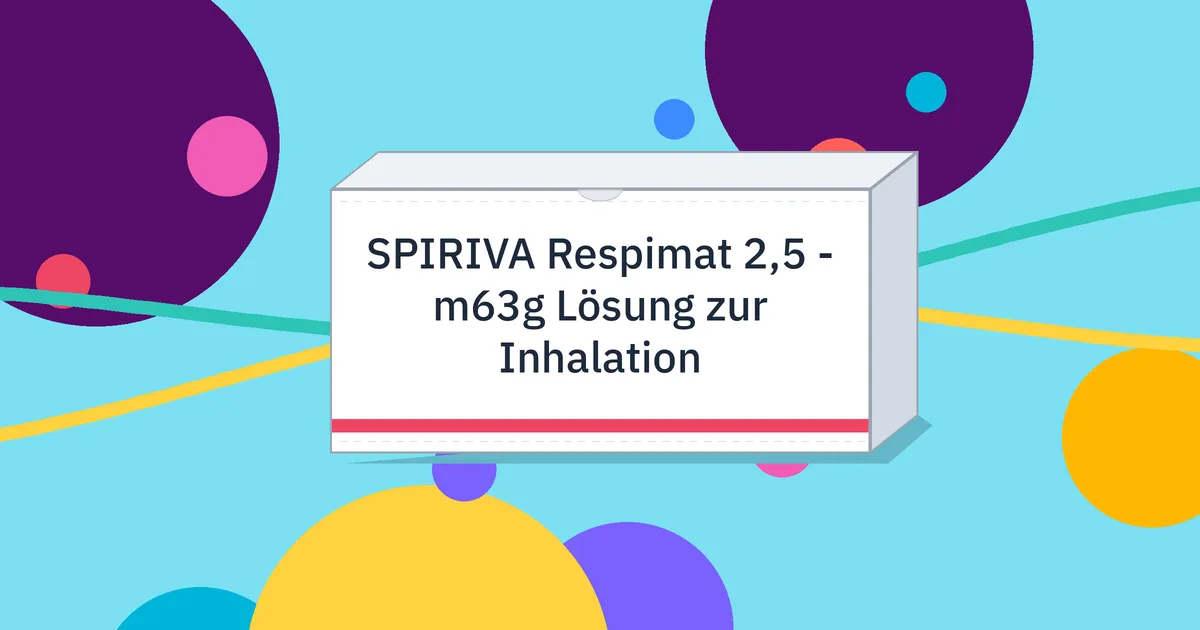 Symbolbild: Packung mit der Aufschrift SPIRIVA Respimat 2,5 -m63g Lösung zur Inhalation (PZN 13333944) – Verfügbarkeit und Bezug in Apotheken in Frankfurt am Main