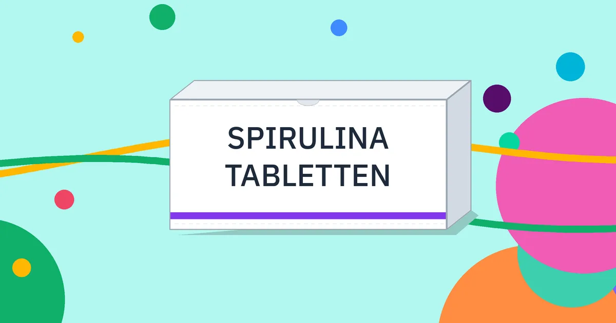 Symbolbild: Packung mit der Aufschrift SPIRULINA TABLETTEN (PZN 07038224) – Verfügbarkeit und Bezug in Apotheken in Frankfurt am Main