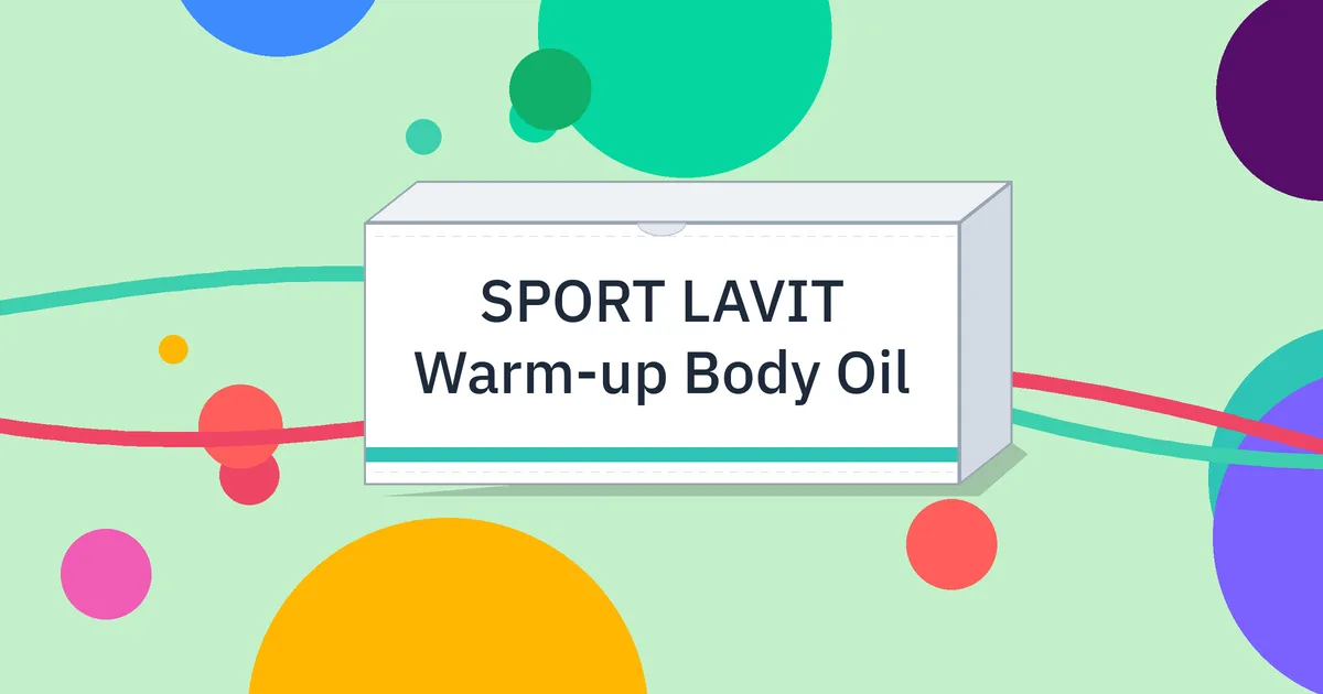 Symbolbild: Packung mit der Aufschrift SPORT LAVIT Warm-up Body Oil (PZN 17439326) – Verfügbarkeit und Bezug in Apotheken in Frankfurt am Main