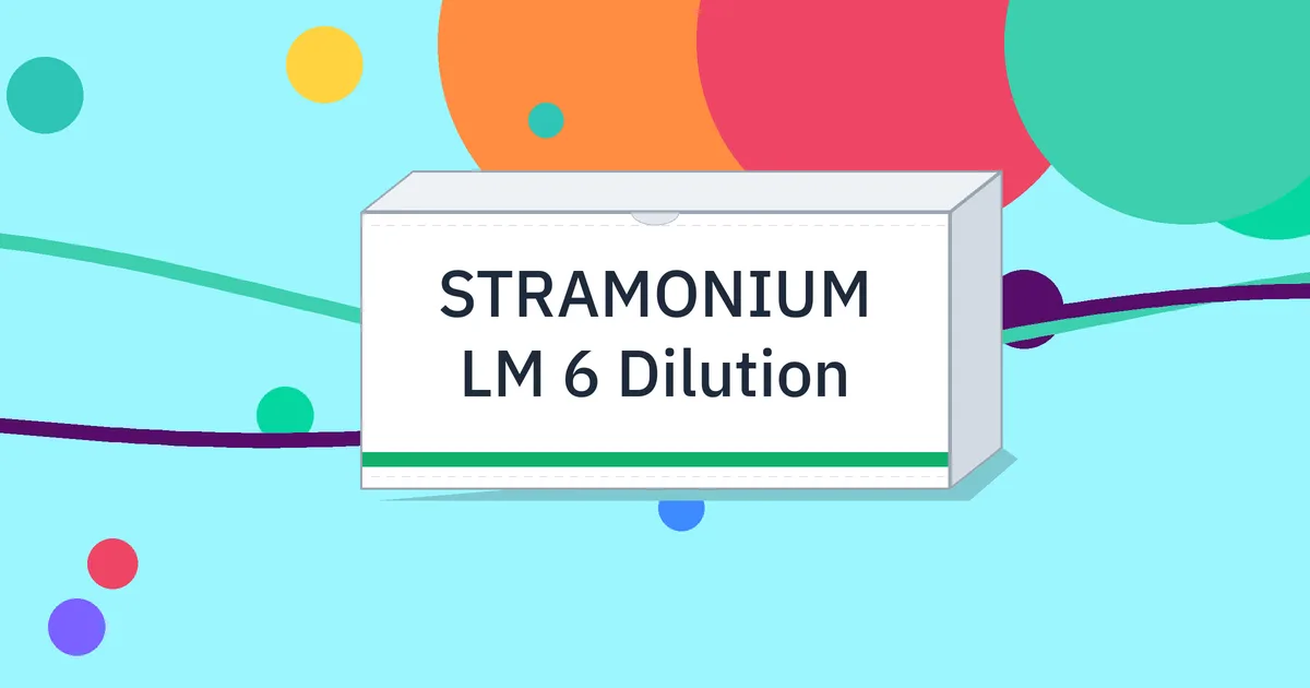 Symbolbild: Packung mit der Aufschrift STRAMONIUM LM 6 Dilution (PZN 02604009) – Verfügbarkeit und Bezug in Apotheken in Frankfurt am Main