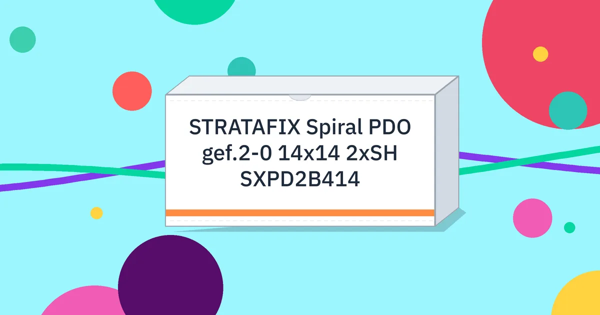 Symbolbild: Packung mit der Aufschrift STRATAFIX Spiral PDO gef.2-0 14x14 2xSH SXPD2B414 (PZN 20913895) – Verfügbarkeit und Bezug in Apotheken in Frankfurt am Main