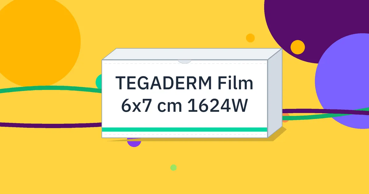 Symbolbild: Packung mit der Aufschrift TEGADERM Film 6x7 cm 1624W (PZN 06917024) – Verfügbarkeit und Bezug in Apotheken in Frankfurt am Main