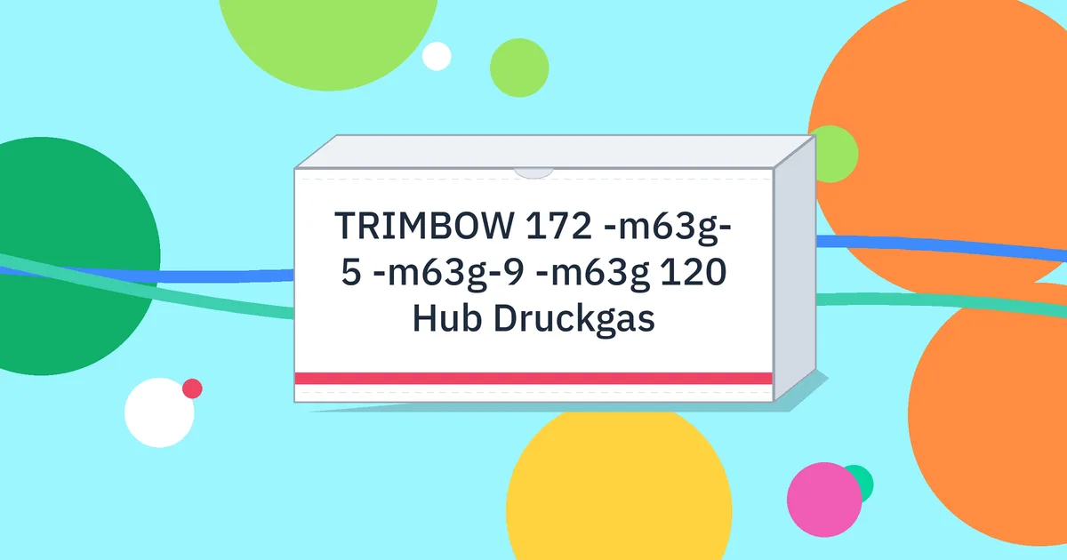 Symbolbild: Packung mit der Aufschrift TRIMBOW 172 -m63g-5 -m63g-9 -m63g 120 Hub Druckgas (PZN 18768380) – Verfügbarkeit und Bezug in Apotheken in Frankfurt am Main