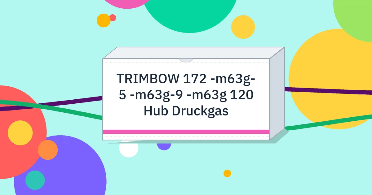 Symbolbild: Packung mit der Aufschrift TRIMBOW 172 -m63g-5 -m63g-9 -m63g 120 Hub Druckgas (PZN 20359594) – Verfügbarkeit und Bezug in Apotheken in Frankfurt am Main