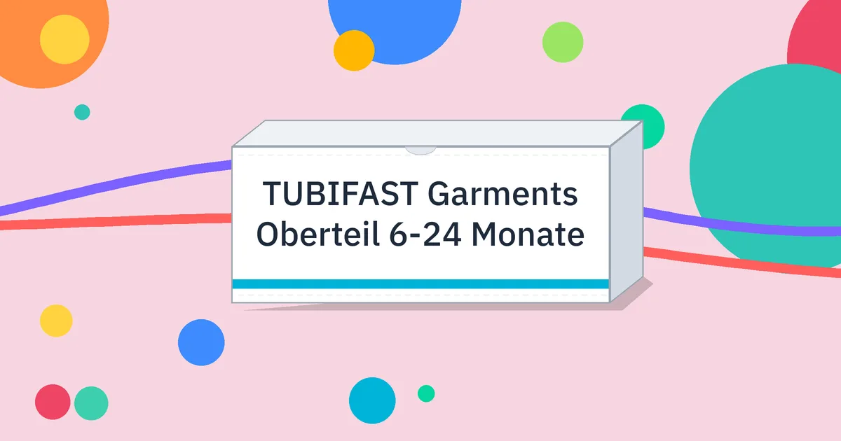 Symbolbild: Packung mit der Aufschrift TUBIFAST Garments Oberteil 6-24 Monate (PZN 10064662) – Verfügbarkeit und Bezug in Apotheken in Frankfurt am Main