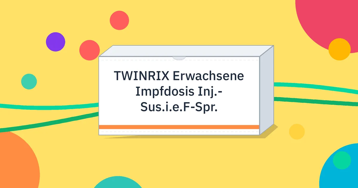 Symbolbild: Packung mit der Aufschrift TWINRIX Erwachsene Impfdosis Inj.-Sus.i.e.F-Spr. (PZN 11006365) – Verfügbarkeit und Bezug in Apotheken in Frankfurt am Main
