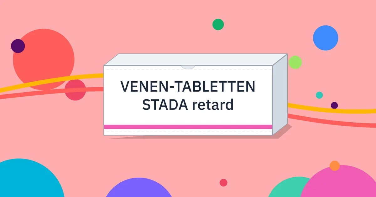 Symbolbild: Packung mit der Aufschrift VENEN-TABLETTEN STADA retard (PZN 07549516) – Verfügbarkeit und Bezug in Apotheken in Frankfurt am Main