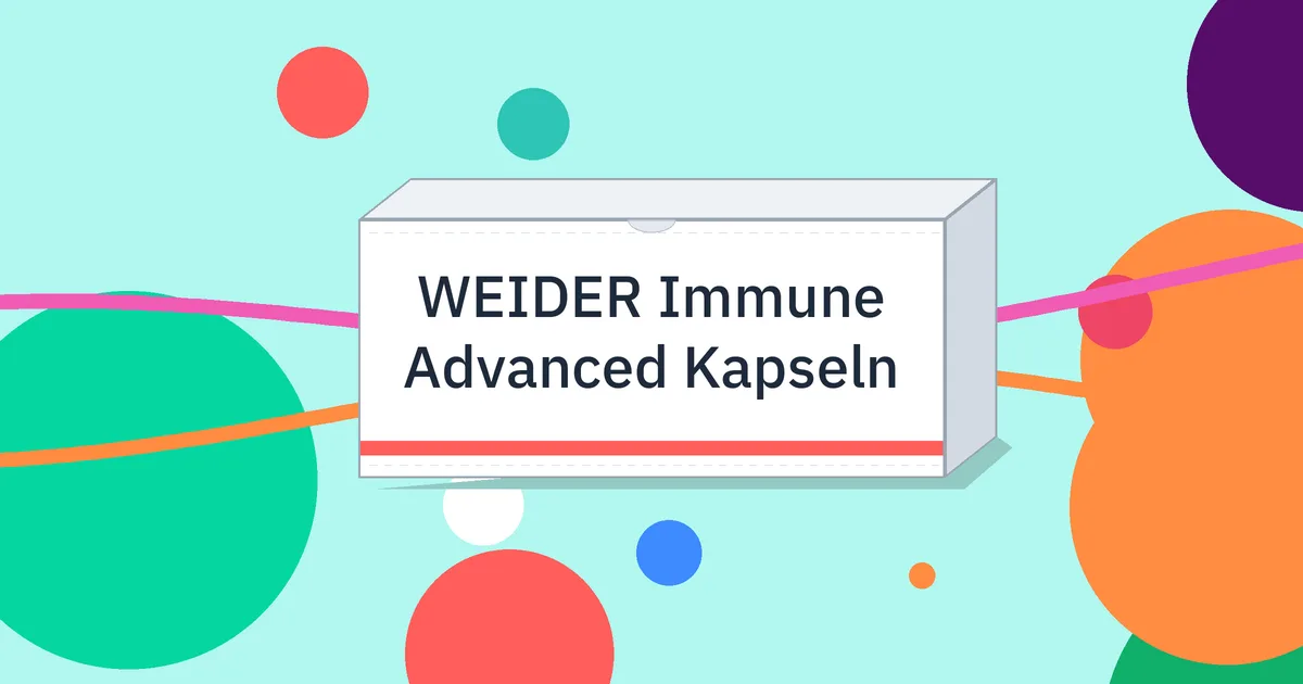 Symbolbild: Packung mit der Aufschrift WEIDER Immune Advanced Kapseln (PZN 17293414) – Verfügbarkeit und Bezug in Apotheken in Frankfurt am Main
