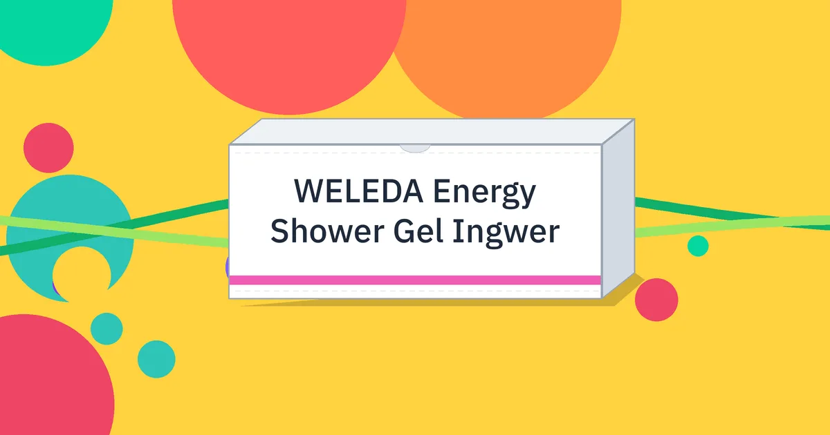 Symbolbild: Packung mit der Aufschrift WELEDA Energy Shower Gel Ingwer (PZN 19447904) – Verfügbarkeit und Bezug in Apotheken in Frankfurt am Main