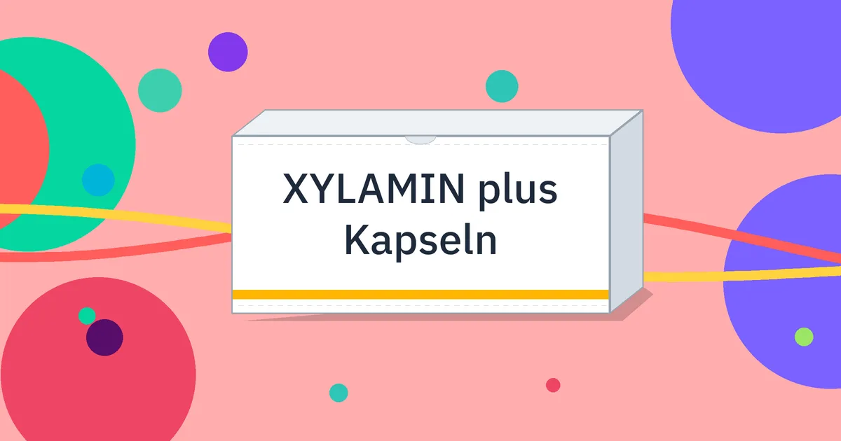 Symbolbild: Packung mit der Aufschrift XYLAMIN plus Kapseln (PZN 07125348) – Verfügbarkeit und Bezug in Apotheken in Frankfurt am Main