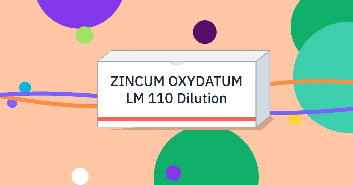 Symbolbild: Packung mit der Aufschrift ZINCUM OXYDATUM LM 110 Dilution (PZN 13297119) – Verfügbarkeit und Bezug in Apotheken in Frankfurt am Main