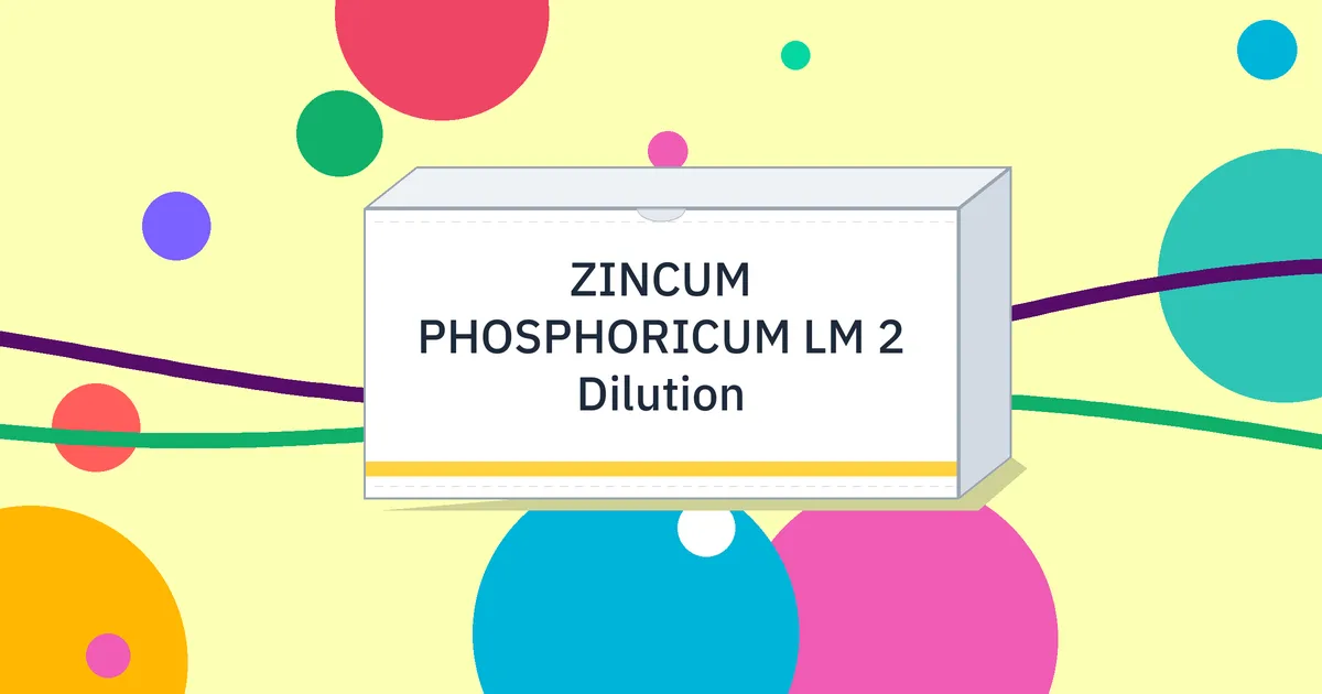 Symbolbild: Packung mit der Aufschrift ZINCUM PHOSPHORICUM LM 2 Dilution (PZN 13297208) – Verfügbarkeit und Bezug in Apotheken in Frankfurt am Main