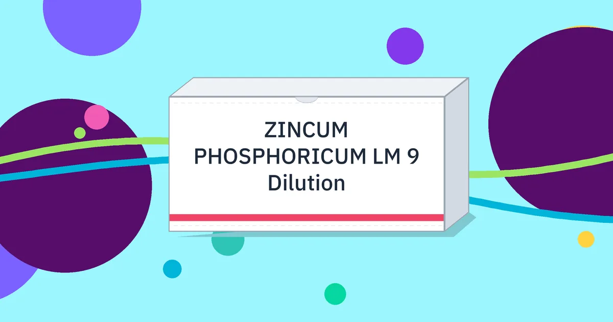 Symbolbild: Packung mit der Aufschrift ZINCUM PHOSPHORICUM LM 9 Dilution (PZN 13297355) – Verfügbarkeit und Bezug in Apotheken in Frankfurt am Main