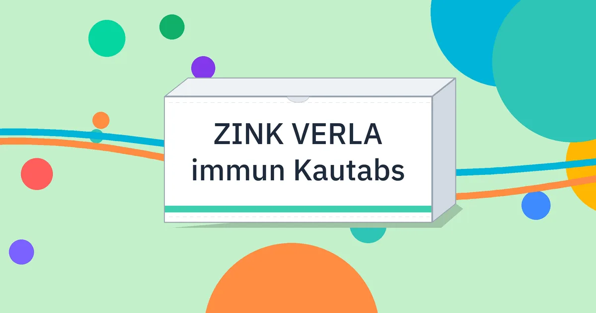 Symbolbild: Packung mit der Aufschrift ZINK VERLA immun Kautabs (PZN 17532149) – Verfügbarkeit und Bezug in Apotheken in Frankfurt am Main