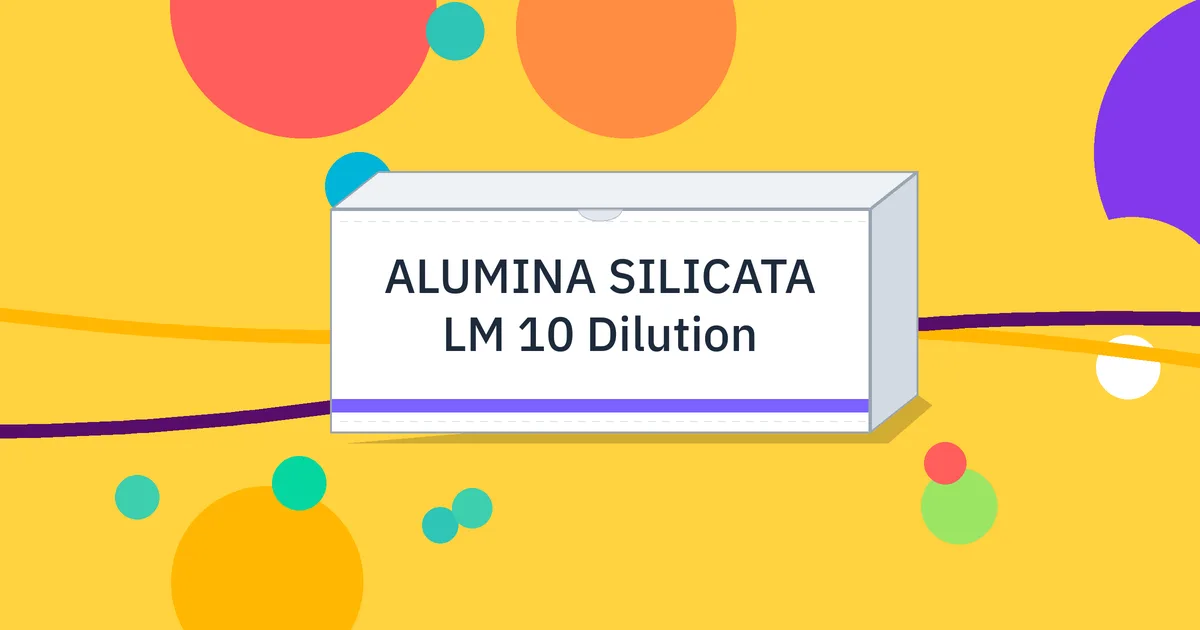 Symbolbild: Packung mit der Aufschrift ALUMINA SILICATA LM 10 Dilution (PZN 12758848) – Verfügbarkeit und Bezug in Apotheken in Frankfurt am Main