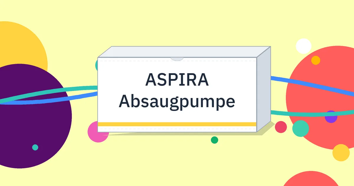 Symbolbild: Packung mit der Aufschrift ASPIRA Absaugpumpe (PZN 10080394) – Verfügbarkeit und Bezug in Apotheken in Frankfurt am Main