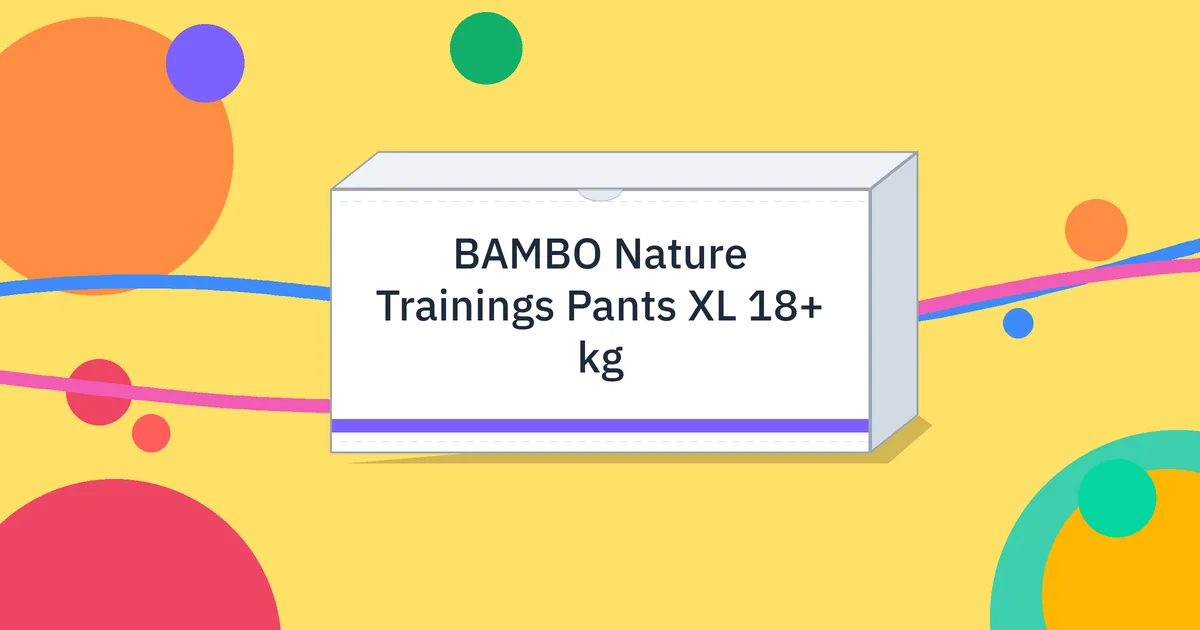 Symbolbild: Packung mit der Aufschrift BAMBO Nature Trainings Pants XL 18+ kg (PZN 15384466) – Verfügbarkeit und Bezug in Apotheken in Frankfurt am Main