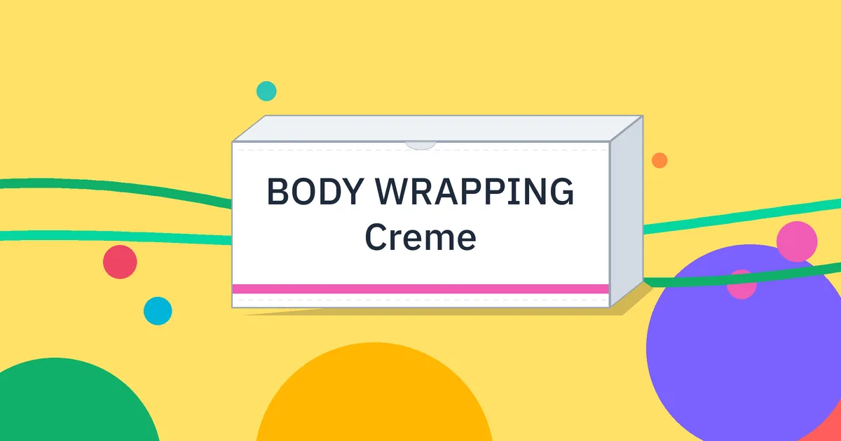 Symbolbild: Packung mit der Aufschrift BODY WRAPPING Creme (PZN 11224240) – Verfügbarkeit und Bezug in Apotheken in Frankfurt am Main