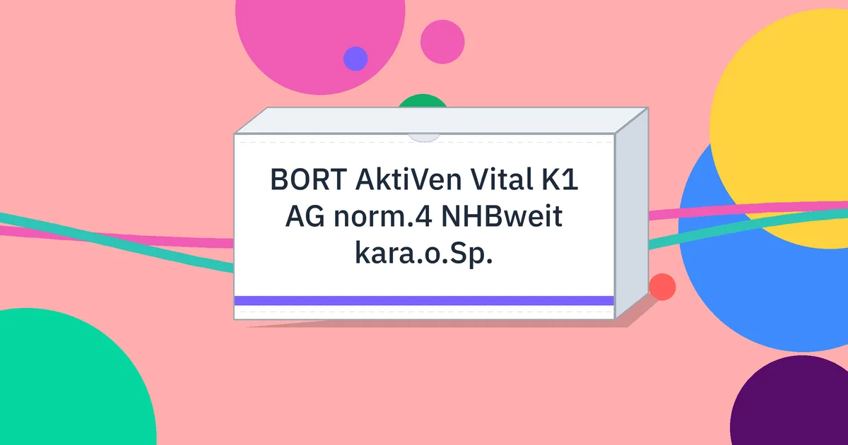 Symbolbild: Packung mit der Aufschrift BORT AktiVen Vital K1 AG norm.4 NHBweit kara.o.Sp. (PZN 13735022) – Verfügbarkeit und Bezug in Apotheken in Frankfurt am Main