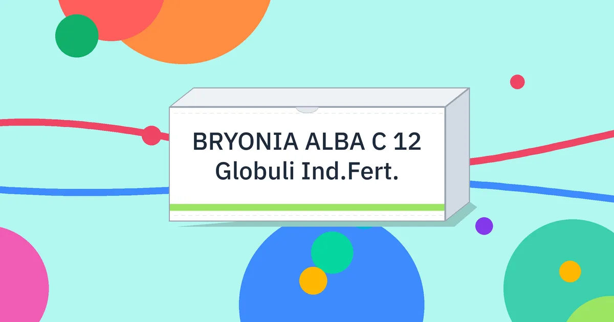 Symbolbild: Packung mit der Aufschrift BRYONIA ALBA C 12 Globuli Ind.Fert. (PZN 17687490) – Verfügbarkeit und Bezug in Apotheken in Frankfurt am Main