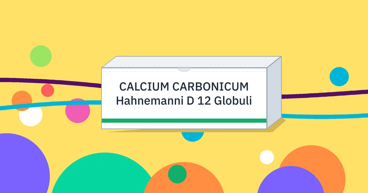 Symbolbild: Packung mit der Aufschrift CALCIUM CARBONICUM Hahnemanni D 12 Globuli (PZN 02815232) – Verfügbarkeit und Bezug in Apotheken in Frankfurt am Main