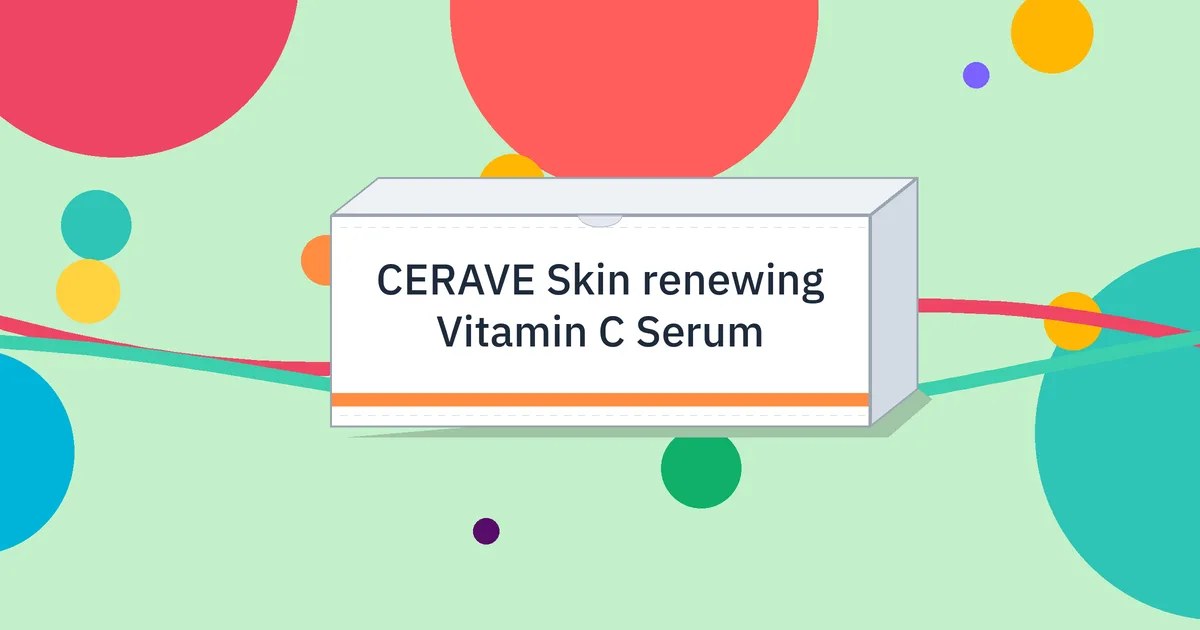 Symbolbild: Packung mit der Aufschrift CERAVE Skin renewing Vitamin C Serum (PZN 19979423) – Verfügbarkeit und Bezug in Apotheken in Frankfurt am Main