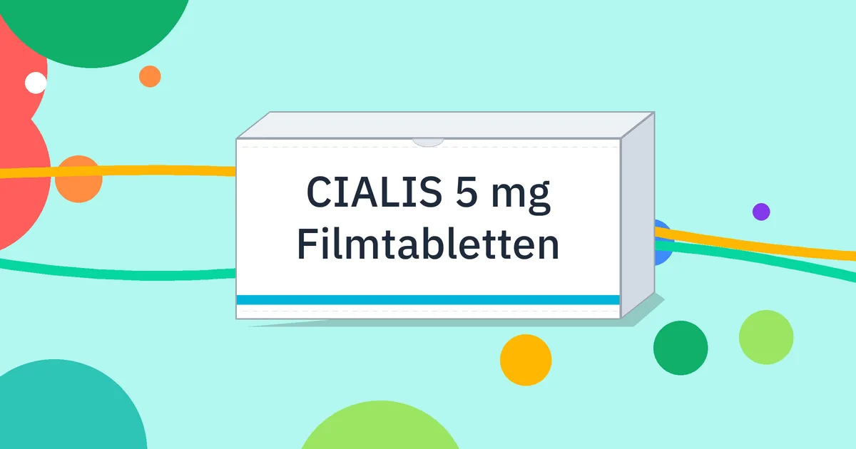 Symbolbild: Packung mit der Aufschrift CIALIS 5 mg Filmtabletten (PZN 13846201) – Verfügbarkeit und Bezug in Apotheken in Frankfurt am Main