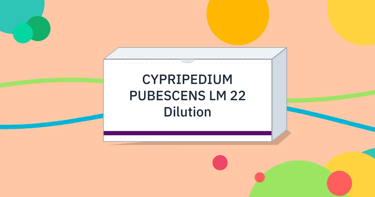 Symbolbild: Packung mit der Aufschrift CYPRIPEDIUM PUBESCENS LM 22 Dilution (PZN 13460186) – Verfügbarkeit und Bezug in Apotheken in Frankfurt am Main